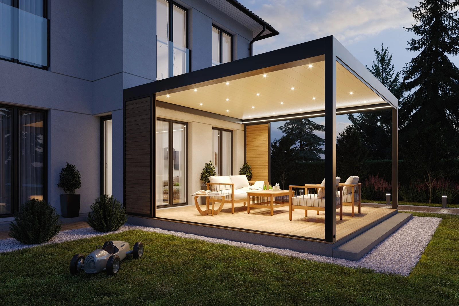 Gallery - PD VIEW Aluminium Pergola London